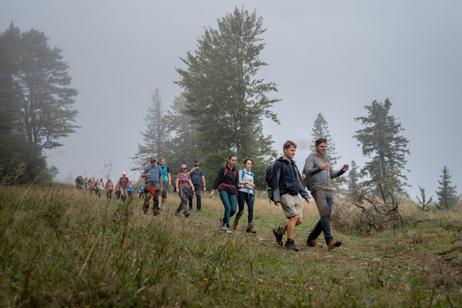 Vo Volovských vrchoch sa stretlo takmer 230 vandrovníkov, aby podporili dobrú vec - Karpatská ...